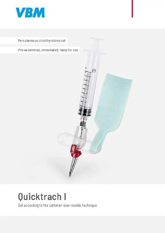 Quicktrach | VBM Medizintechnik GmbH